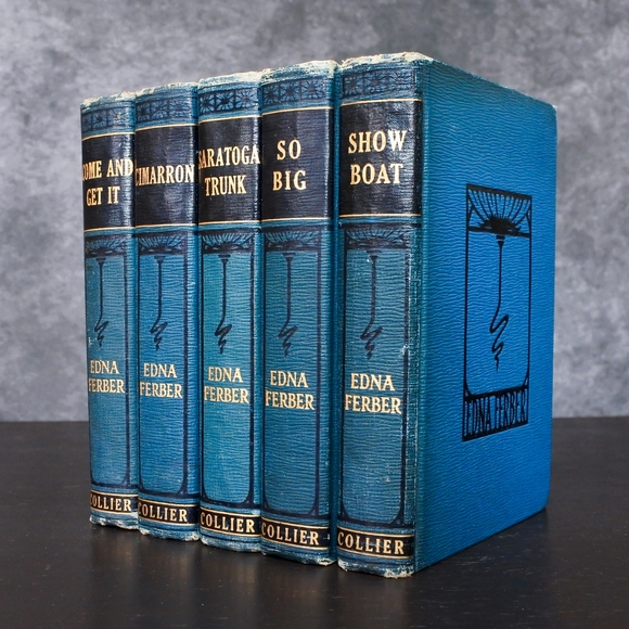 Vintage | Accents | Vintage 94s Edna Ferber Hardcover Novel Book Set ...
